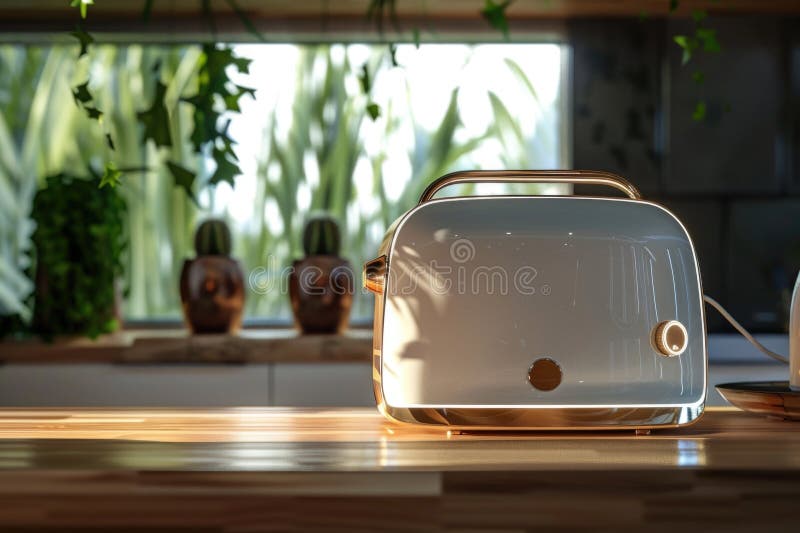 Toaster Sitting Wooden Table Stock Photos - Free & Royalty-Free Stock ...