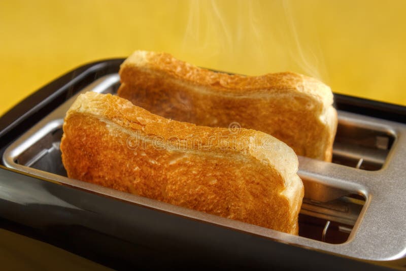 Toaster with toasts stock photo. Image of device, equipment - 35432220