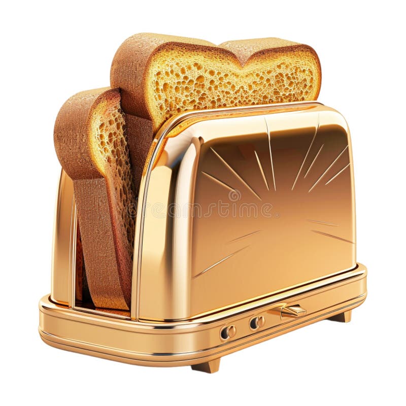 Toaster on Transparent Background - Ai Generated Stock Illustration ...