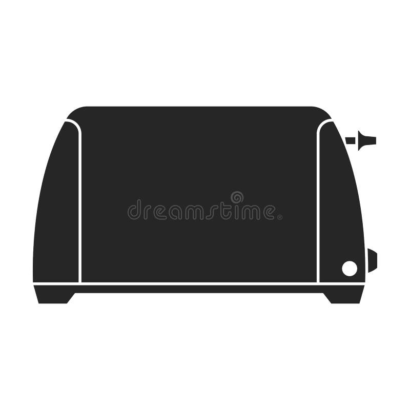 Toaster Black White Stock Illustrations – 1,859 Toaster Black White ...