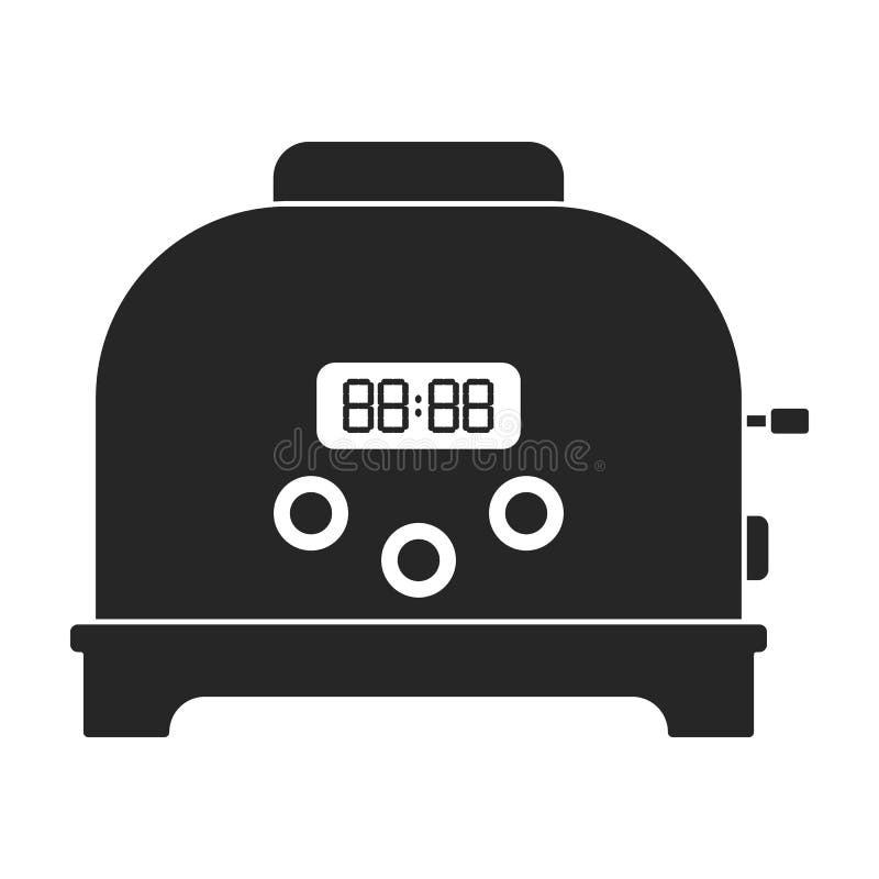 Toaster Black White Stock Illustrations – 1,859 Toaster Black White ...