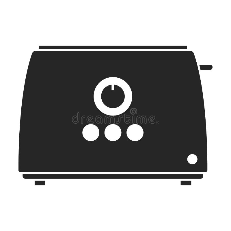 Toaster Black White Stock Illustrations – 1,859 Toaster Black White ...