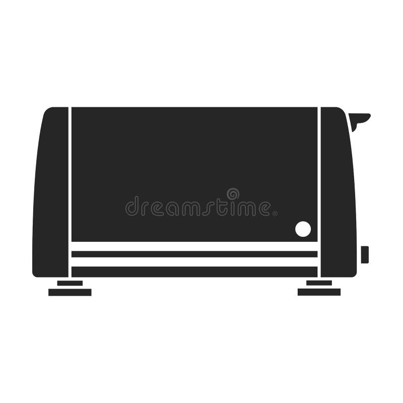Toaster Black White Stock Illustrations – 1,859 Toaster Black White ...