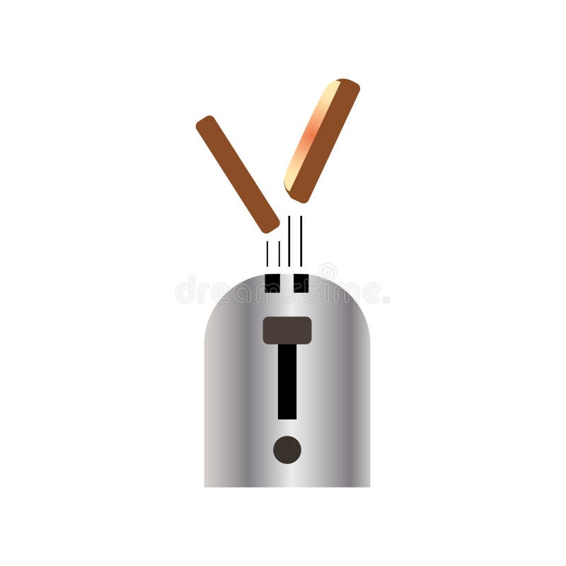 Toaster Icon Sign Symbol Isolated on White Background Stock Vector ...