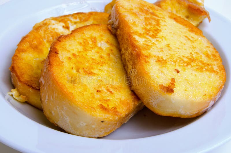 Toasts toasted with egg. stock photo. Image of snack - 89652580