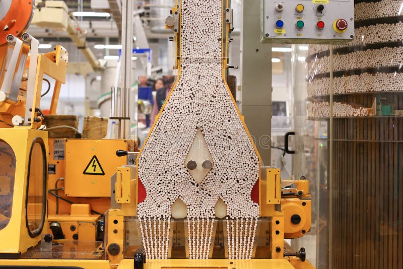 Tobacco factory editorial image. Image of equipment, cigarettes - 66718375