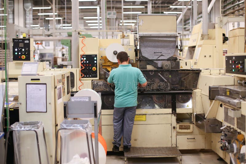 Tobacco factory editorial stock photo. Image of equipment - 66718328