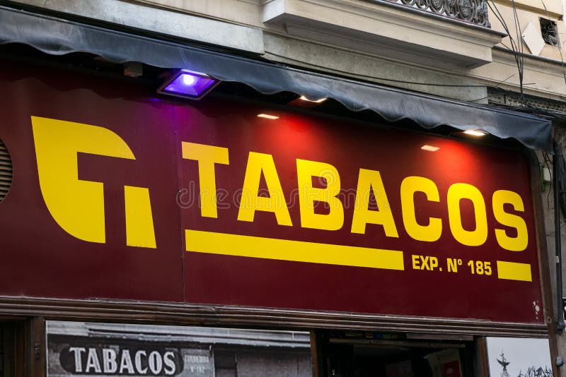 Tobacco Logo on Tobacco Store Editorial Stock Photo - Image of city ...