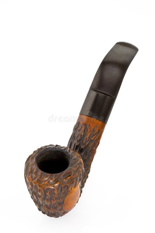 Professional Sherlock Holmes Type Detective Pipe Stock Photo - Image of ...