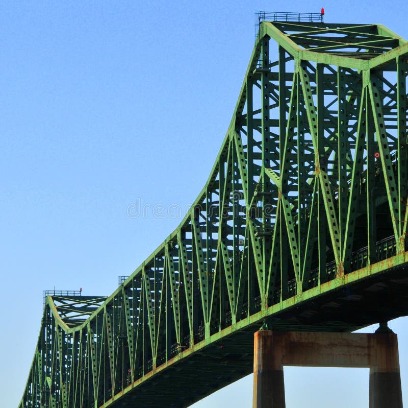 Tobin Bridge, Boston, MA stock image. Image of highway - 5168191