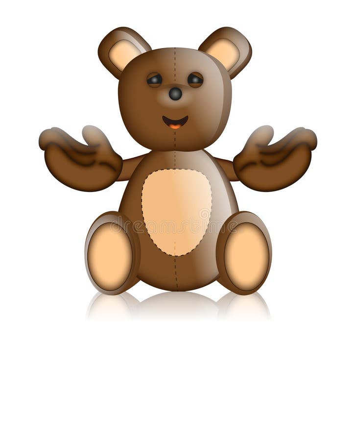 Toby Ted Teddy Toy Character Cartoon Stock Illustration - Illustration ...