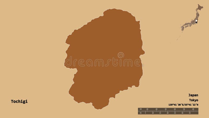 Tochigi, Prefecture of Japan, Zoomed. Pattern Stock Illustration ...