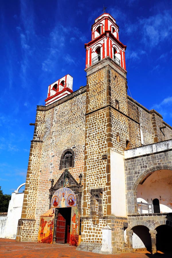 Tochimilco Convent in Puebla Mexico I Stock Photo - Image of catholic ...