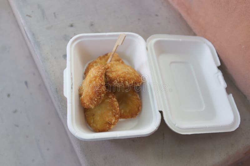 Tod Man Kung or Shrimp Pancakes in Package , Thai Cuisine Stock Image ...