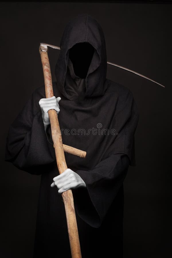 Tod mit Sense stockbild. Bild von feuer, spiritus, fromm - 38766541