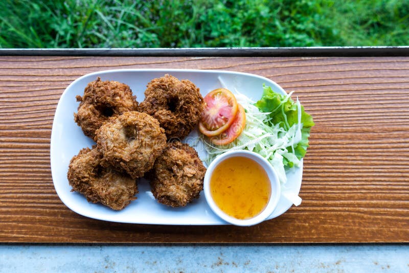 Tod Mun Goong, Thai Food stock image. Image of ball - 162013301