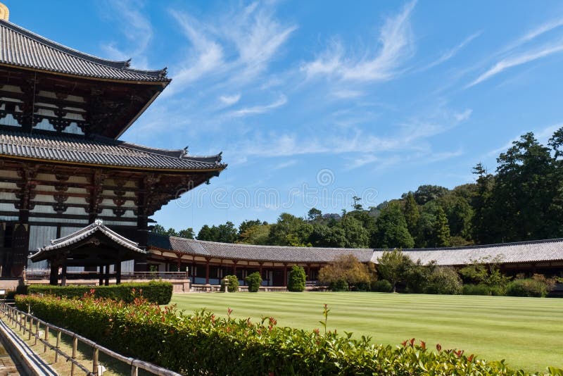 Todai-ji Temple Against Blue Sky Picture. Image: 21221069