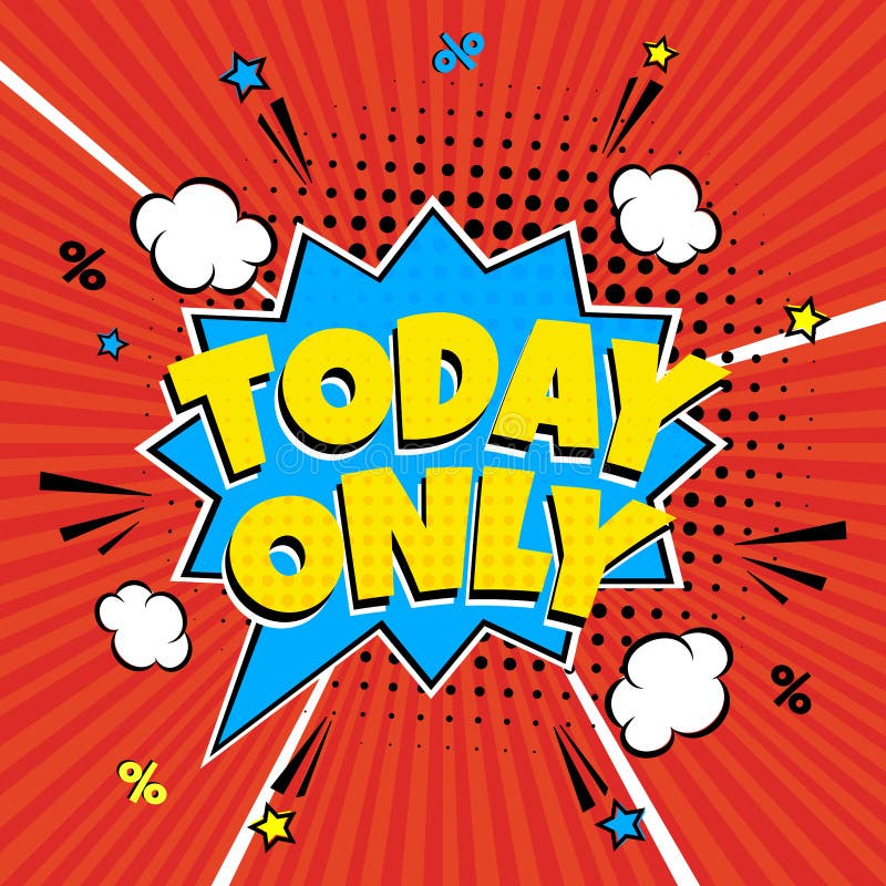 Comic Lettering TODAY only! in the Speech Bubble Comic Style Flat ...