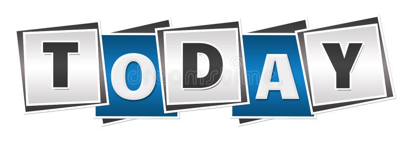 Today Blue Stripes stock illustration. Illustration of management ...