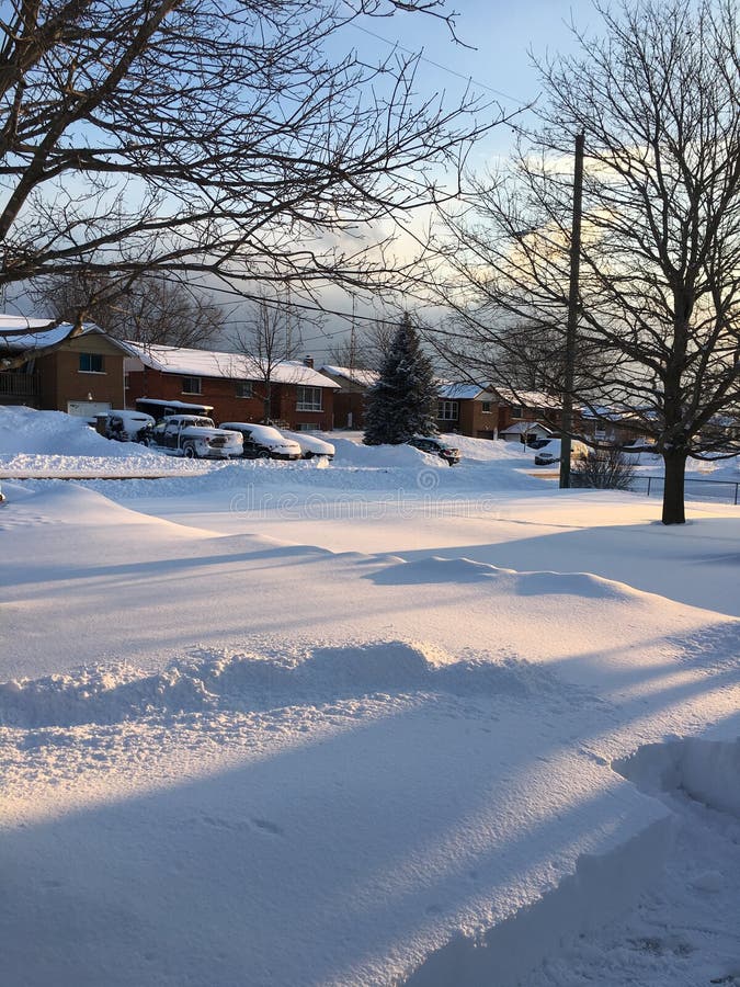 Another Huge Snowfall Today Stock Photo - Image of snow, today: 141137258