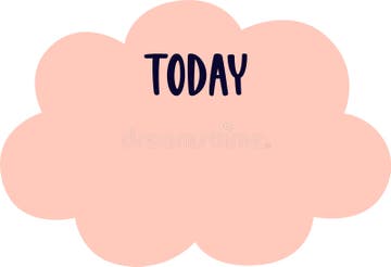 Today Notes Paper Cloud Sheet Stock Vector - Illustration of sheet ...