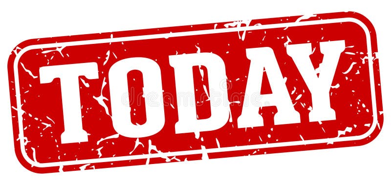 Today Rectangular Sign. Today Stamp Stock Vector - Illustration of ...