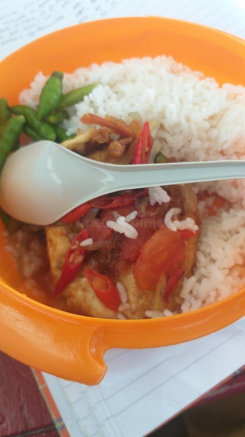 Today& X27;s Lunch Menu is Highly Recommended Stock Image - Image of ...