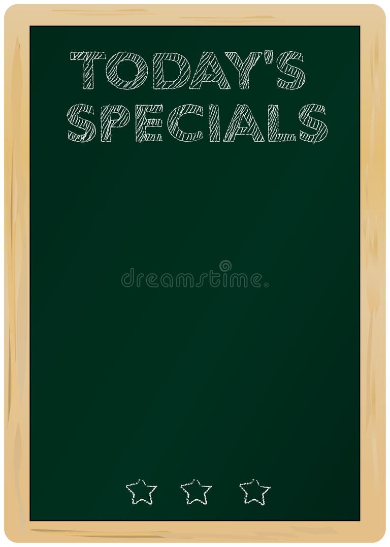 Blackboard Specials Stock Illustrations – 217 Blackboard Specials Stock ...