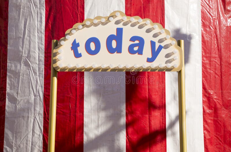 Today sign stock image. Image of white, signpost, present - 48090001