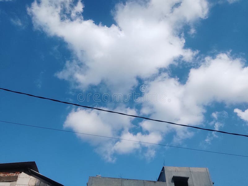 Today the sky so blue stock photo. Image of today, blue - 277951380