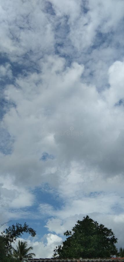 Today the Sky Looks Very Clear Stock Photo - Image of plain, horizon ...