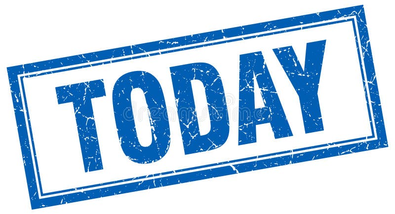 Today stamp stock vector. Illustration of texture, seal - 124947293