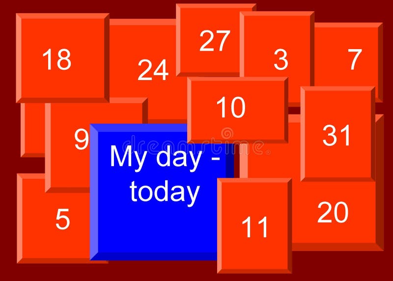 Today, Yesterday, Tomorrow. . Illustration, Background. Stock ...