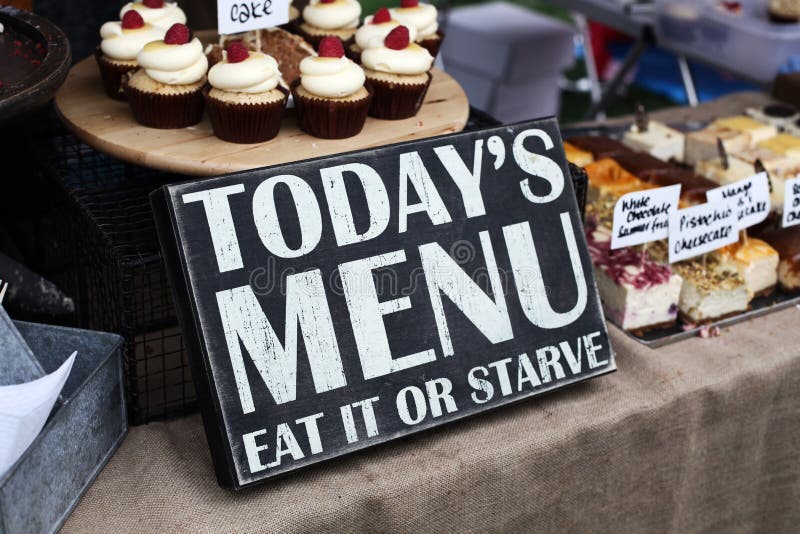 And todays menu is.. stock image. Image of blank, white - 7072459