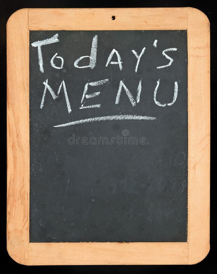 Todays Menu sign stock photo. Image of dining, black, retro - 6552082