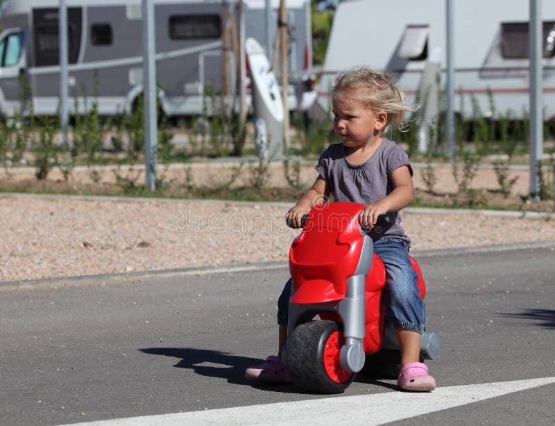 Toddler with bike stock photo. Image of ride, cute, toddler - 27444738