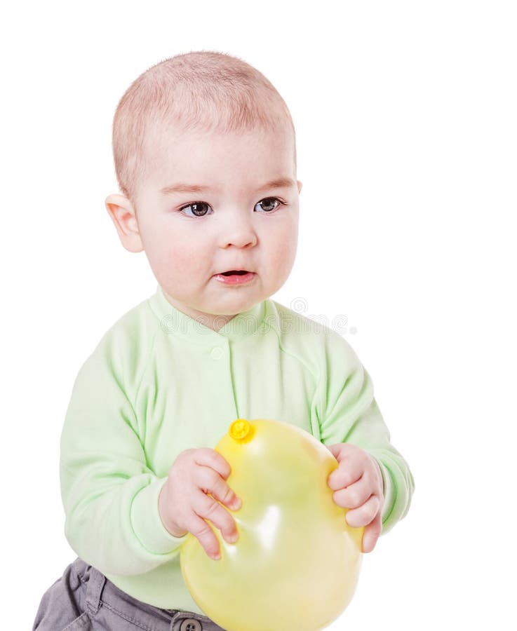 Boy with balloon stock image. Image of cute, standing - 86366167