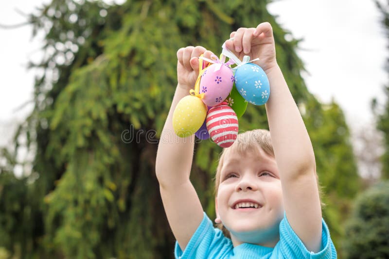 Toddler Boy in Spring Time Near the Blossom Tree Stock Image - Image of ...