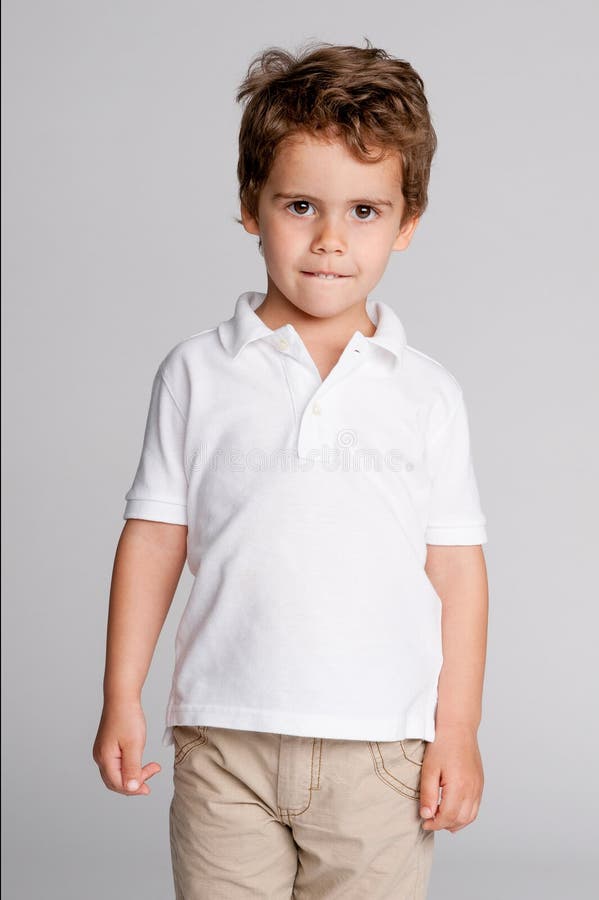 Toddler Boy Studio Portrait Stock Photo - Image of studio, portrait ...