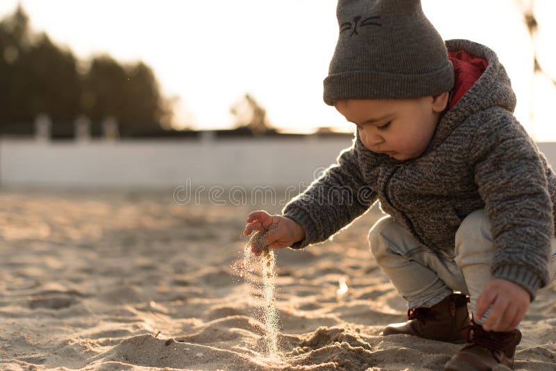 Toddler exploring Nature stock photo. Image of nature - 111025640