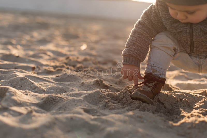 Toddler exploring Nature stock image. Image of children - 111025783
