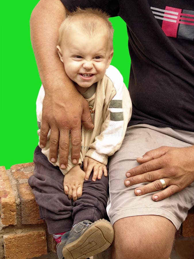 Father Protecting His Child Stock Image - Image of battle, attack ...