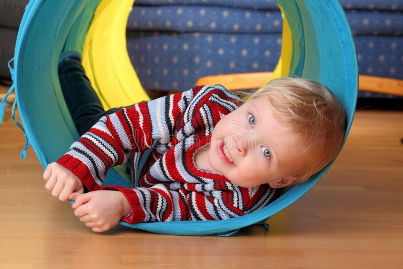 Toddler playing stock image. Image of blonde, child, male - 29262701