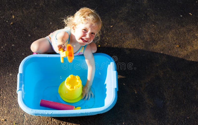 Toddler in summer stock photo. Image of outdoors, child - 62408082
