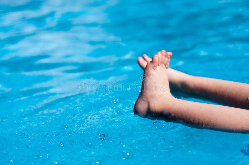 Toddler Swimming stock image. Image of child, swimming - 30509885
