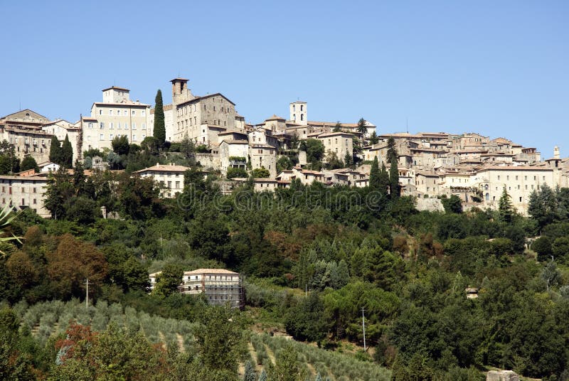 Todi stock image. Image of farm, landmark, green, panoramic - 9587241