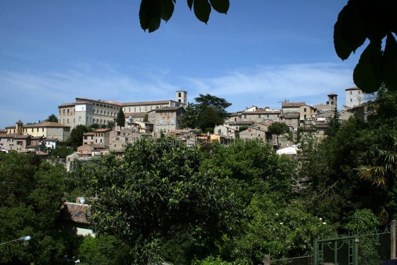 Todi, Italy stock image. Image of flow, italy, scenic, castle - 850915