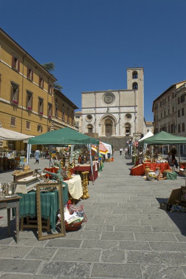 Todi, Umbria, Italy stock photo. Image of italy, city - 14066346