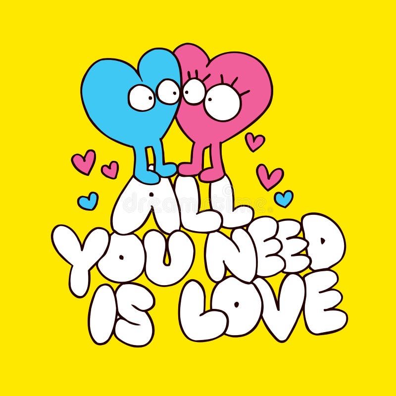 Todo Lo Que Usted Necesita Es Amor Stock de ilustración - Ilustración ... Todo Lo Que Usted Necesita Es Amor Stock de ilustración - Ilustración ...