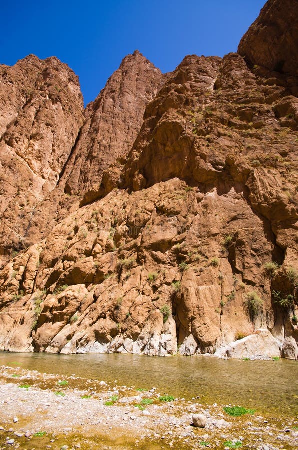 Todra gorge in Morocco stock photo. Image of berber, scenic - 79739552
